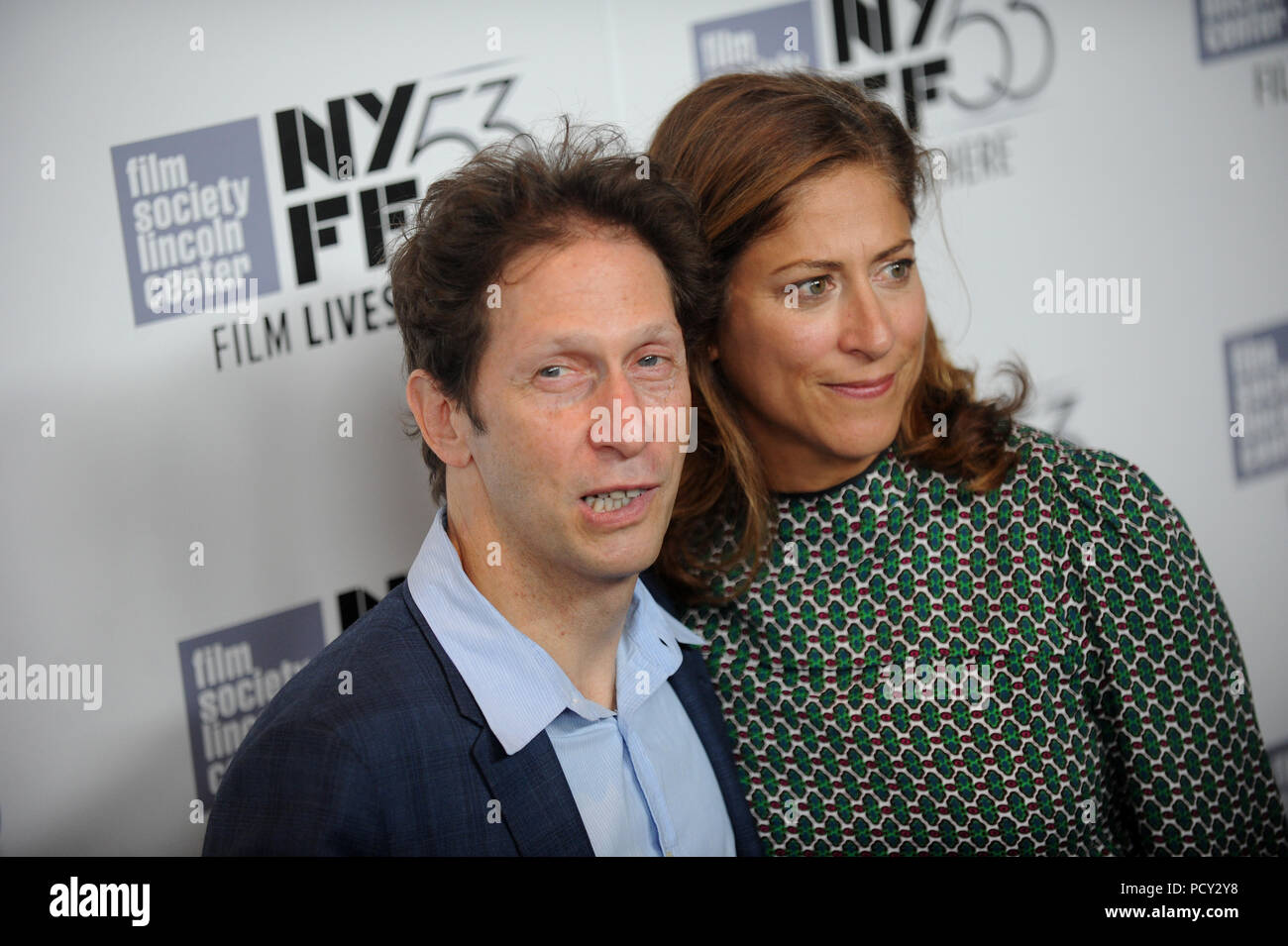 NEW YORK, NY - SEPTEMBER 29: Tim Blake Nelson and wife Lisa Benavides ...