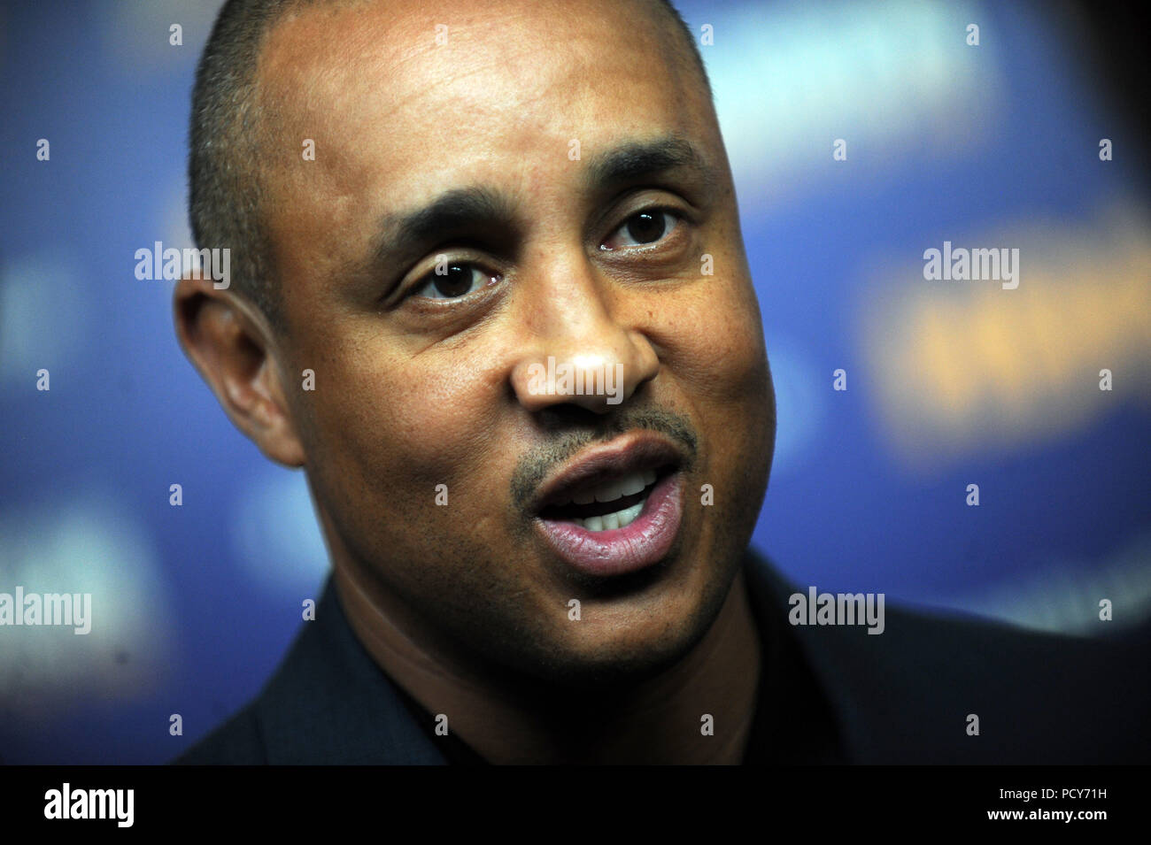 NEW YORK, NY - OCTOBER 26: John Starks attends the 'Kareem: Minority Of ...