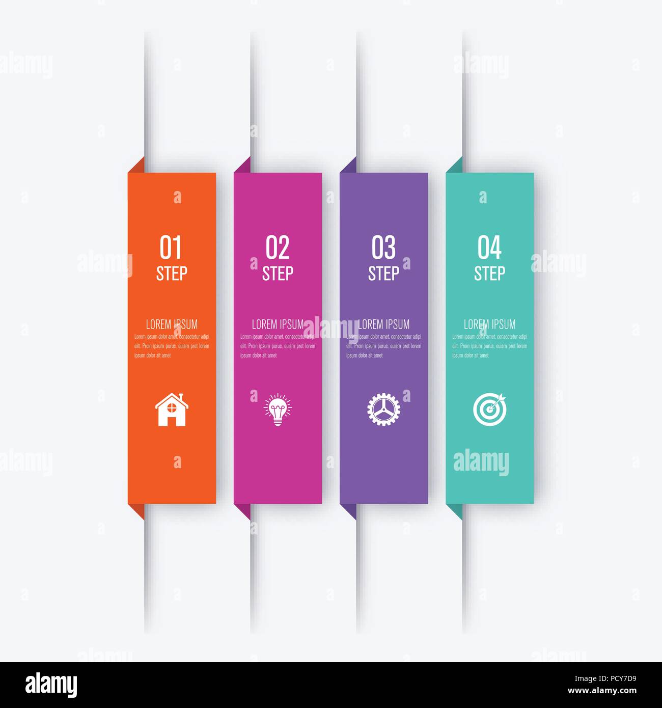 Vector illustration infographics four options Stock Vector Image & Art ...