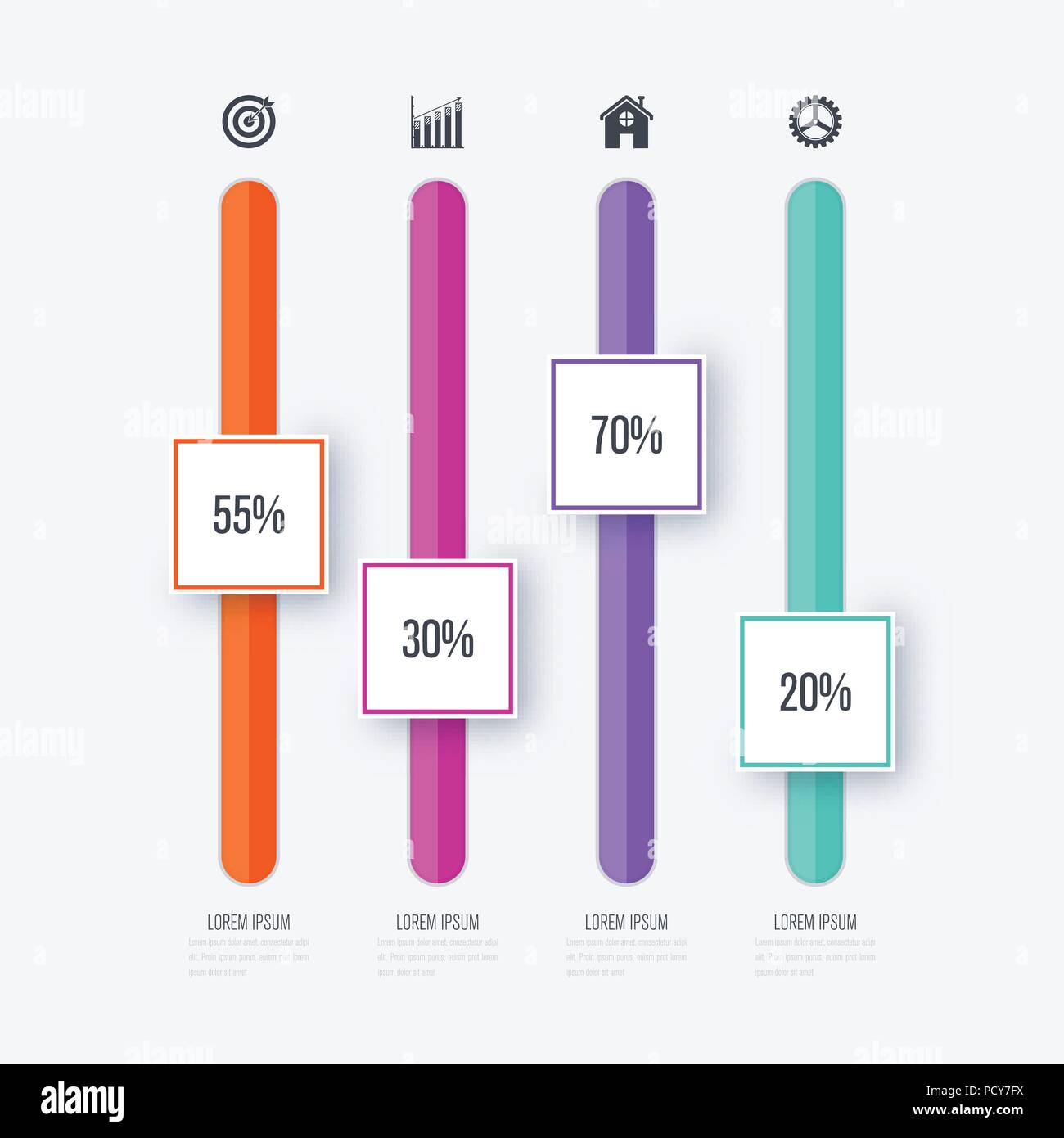 Vector illustration infographics four options Stock Vector Image & Art ...