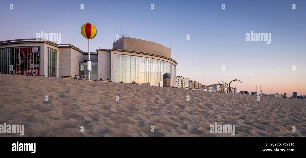 Facade of the Casino building, designed by architect Léon Stynen, next ...