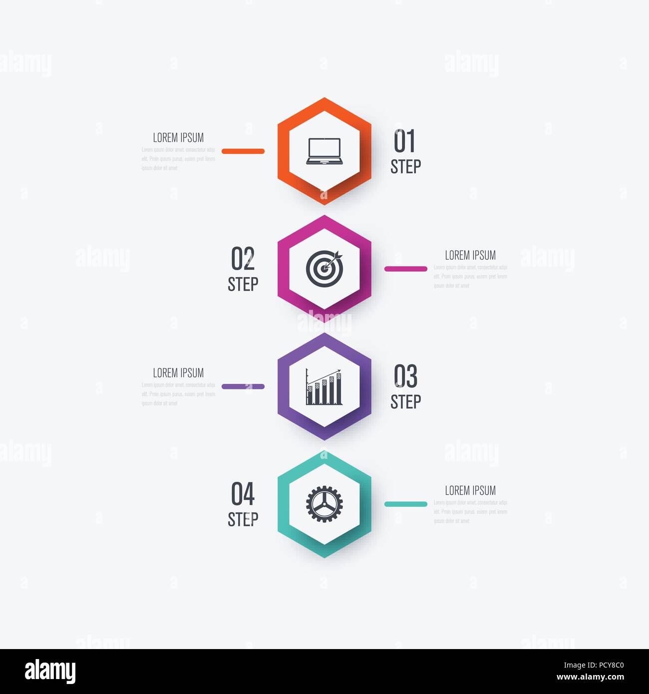 Vector illustration infographics four options Stock Vector Image & Art ...
