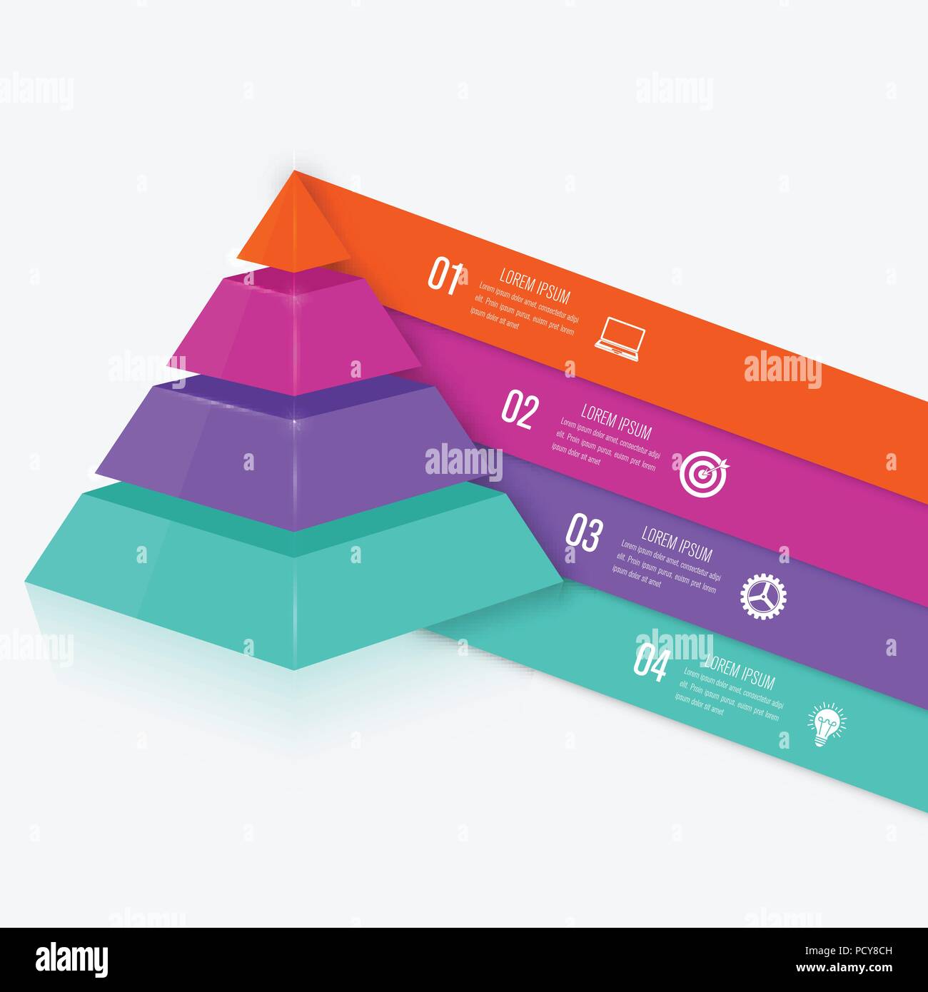 Vector illustration infographics four options Stock Vector Image & Art ...