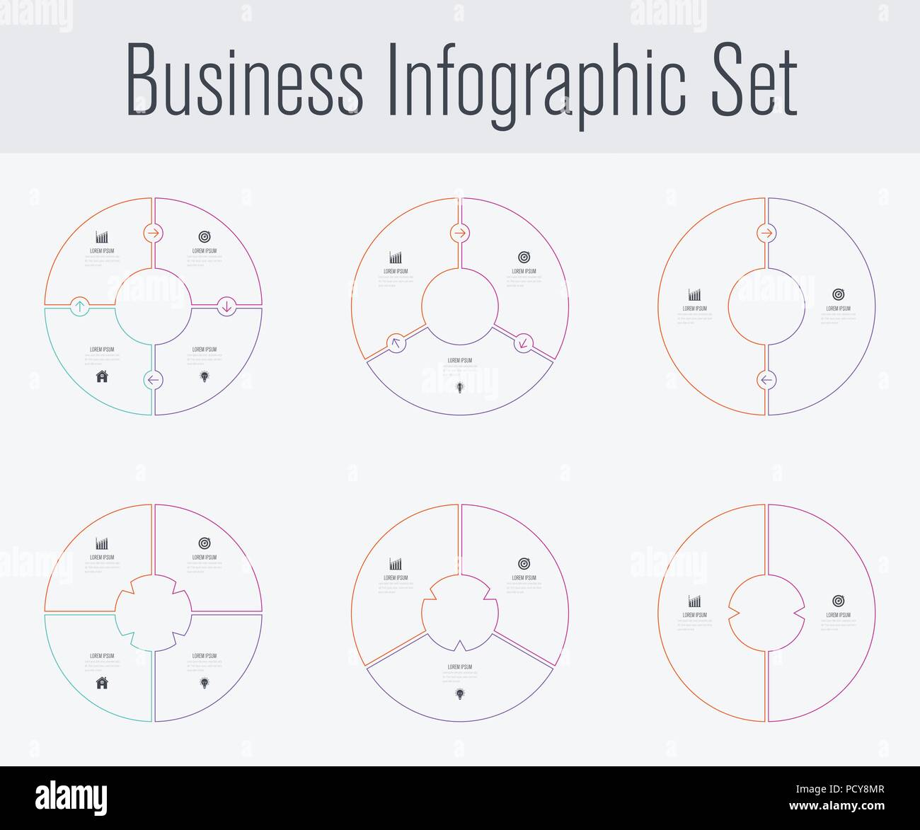 Set with infographics Stock Vector Image & Art - Alamy