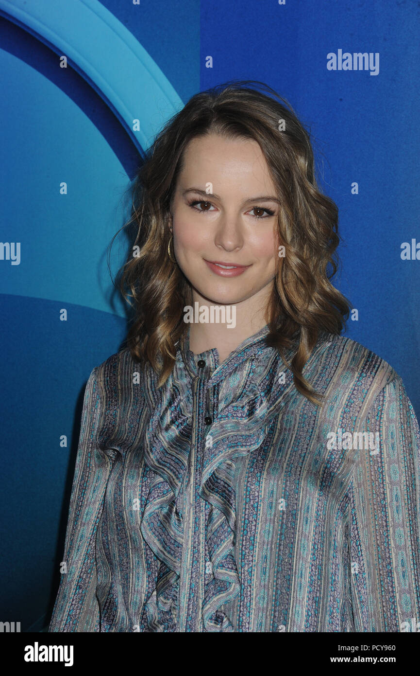 NEW YORK, NY - MAY 11: Bridgit Mendler attends the 2015 NBC Upfront ...
