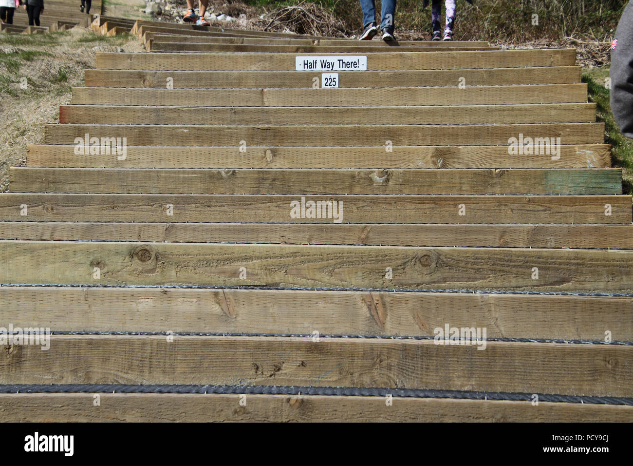 Outdoor half step stair hi-res stock photography and images - Alamy