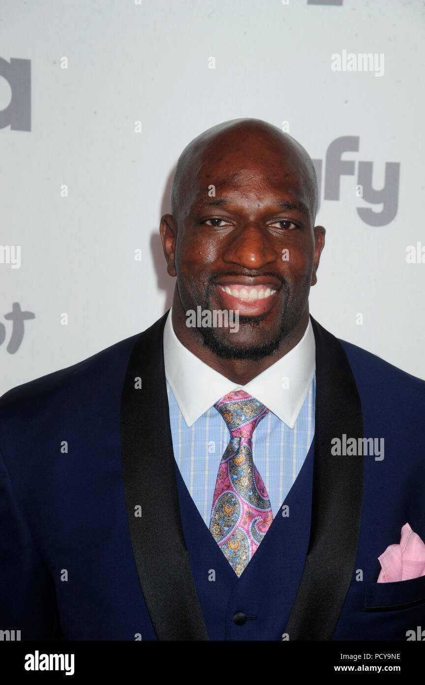 NEW YORK, NY - MAY 14: Titus O'Neil attends the 2015 NBCUniversal Cable ...