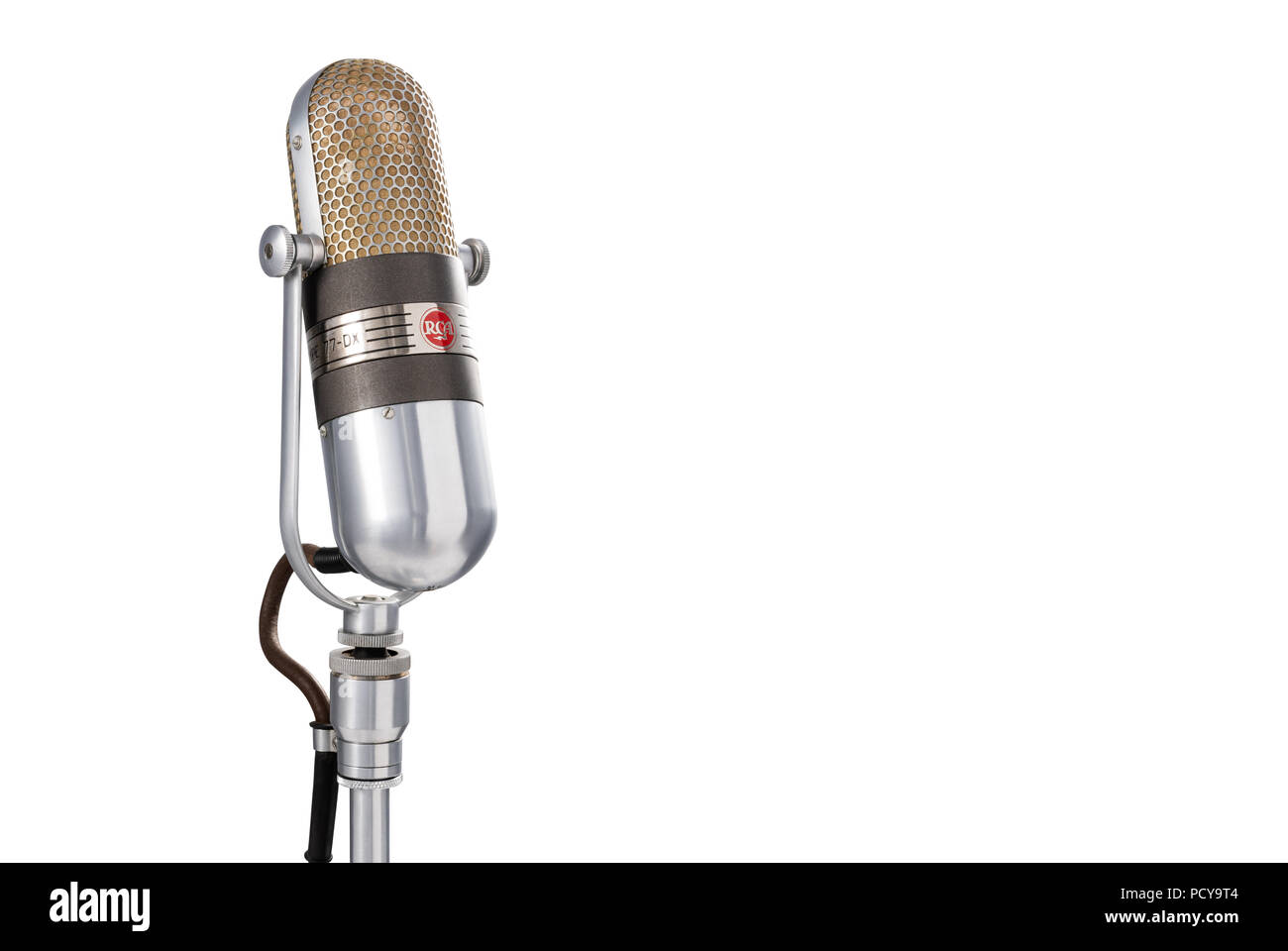 RCA 77 vintage microphone Stock Photo - Alamy