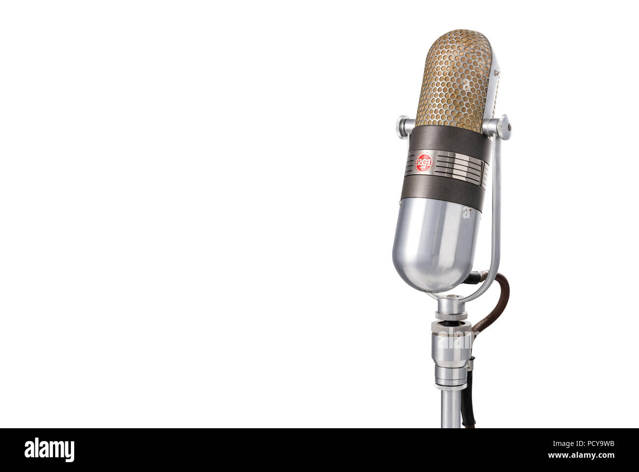 RCA 77 vintage microphone Stock Photo - Alamy