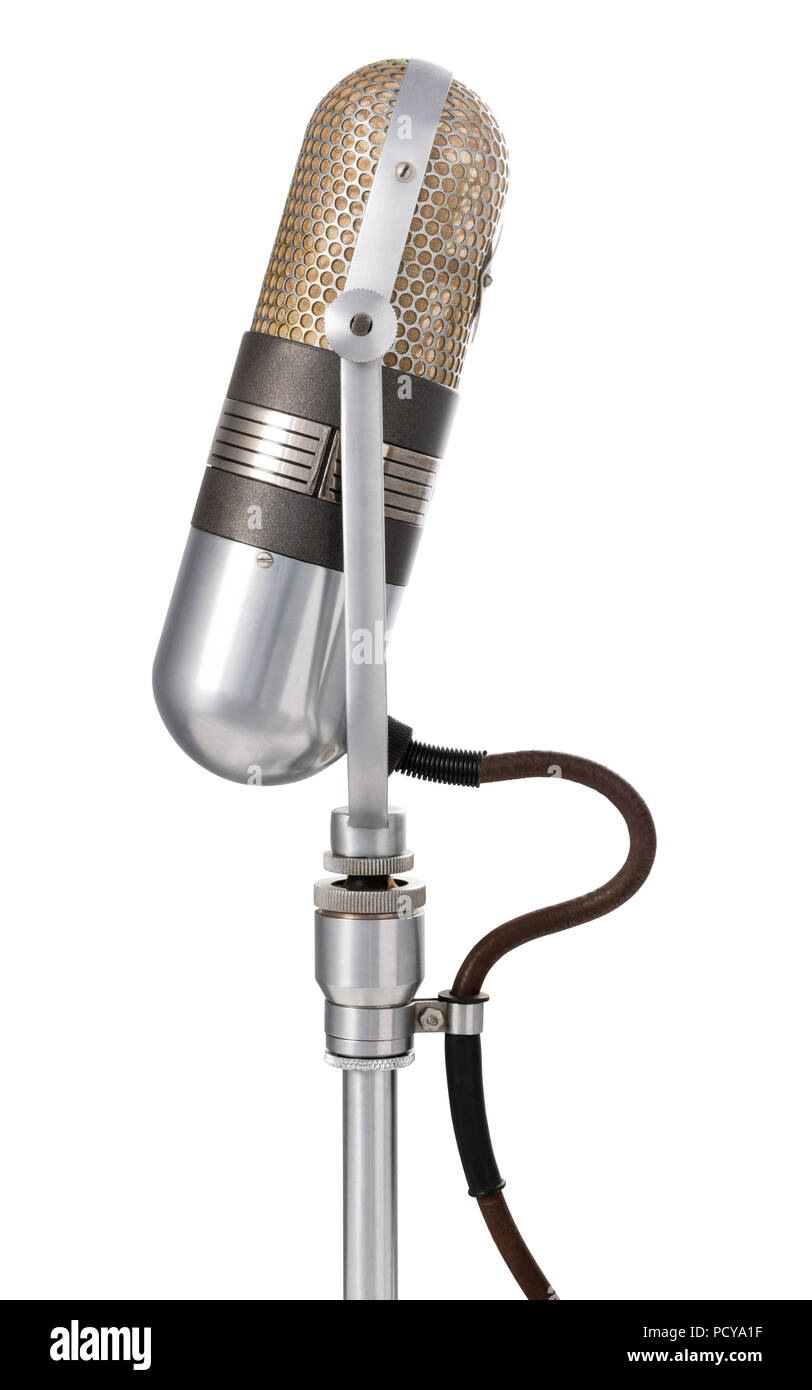 RCA 77 vintage microphone Stock Photo - Alamy