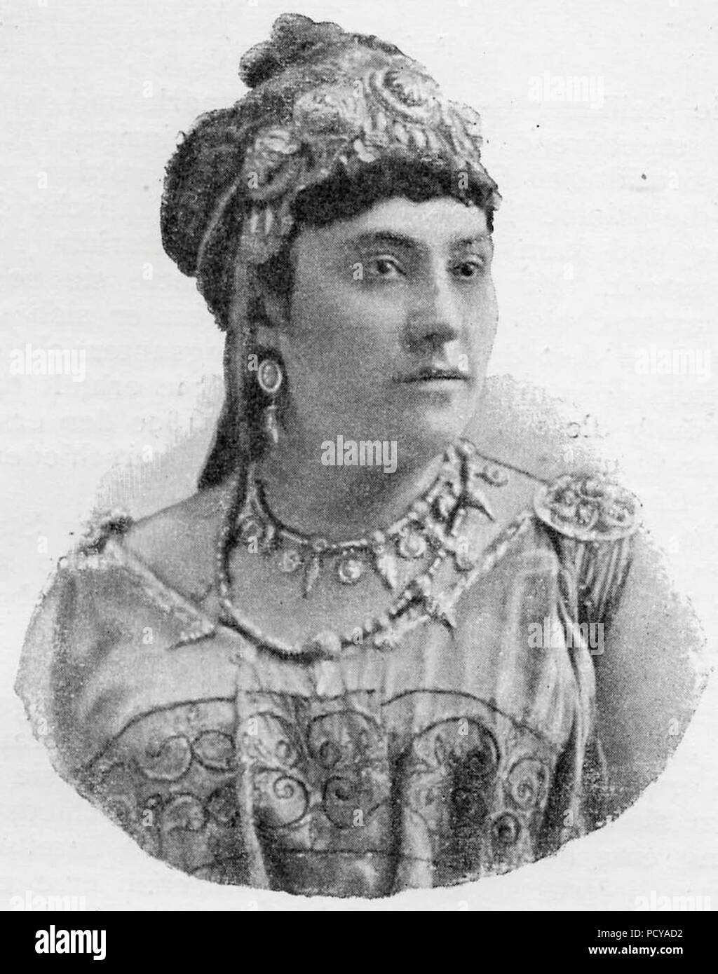 Amalie Friedrich-Materna AEhrlichSängerinnen1895 Stock Photo - Alamy