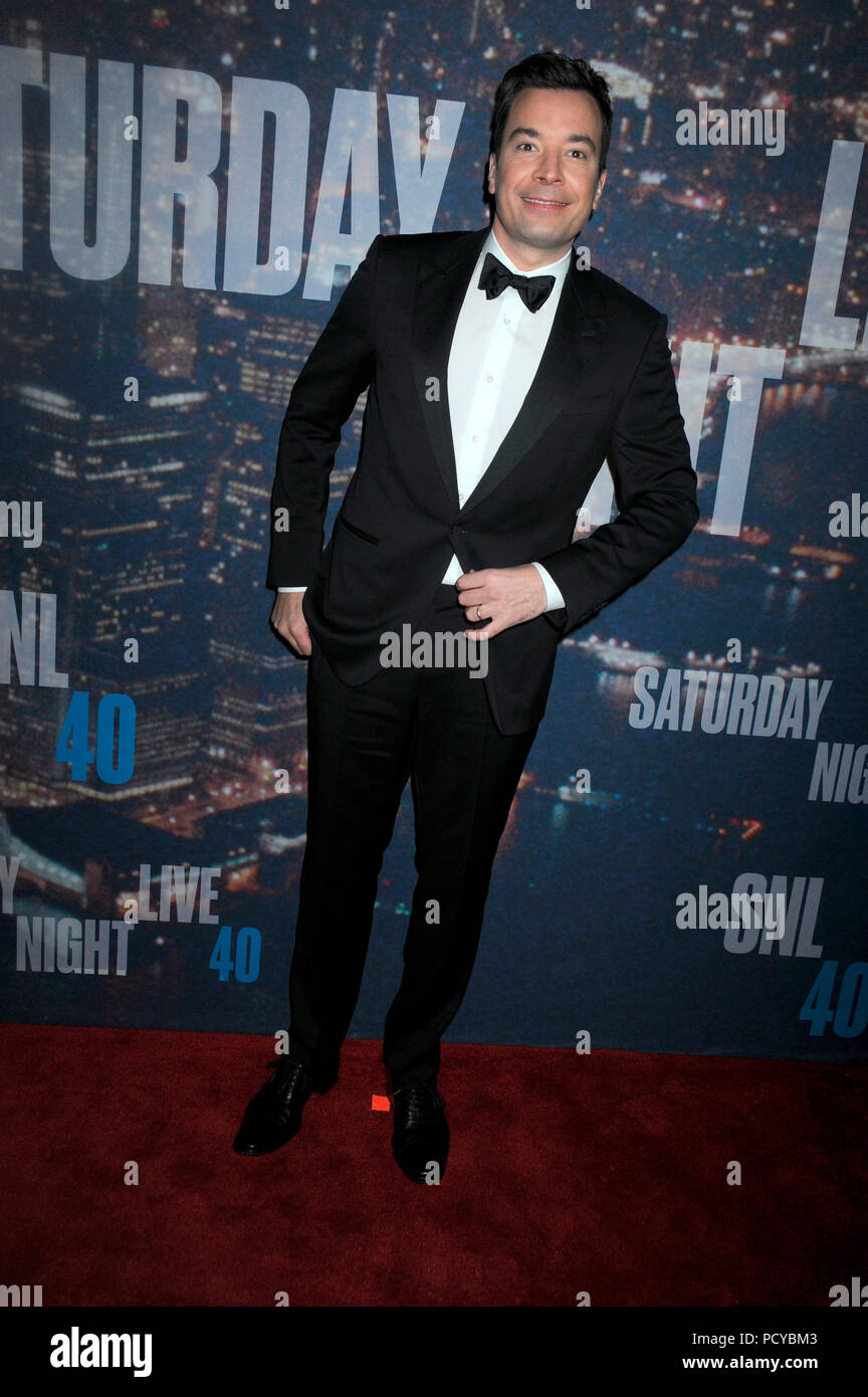 NEW YORK, NY - FEBRUARY 15: Jimmy Fallon attends the SNL 40th ...