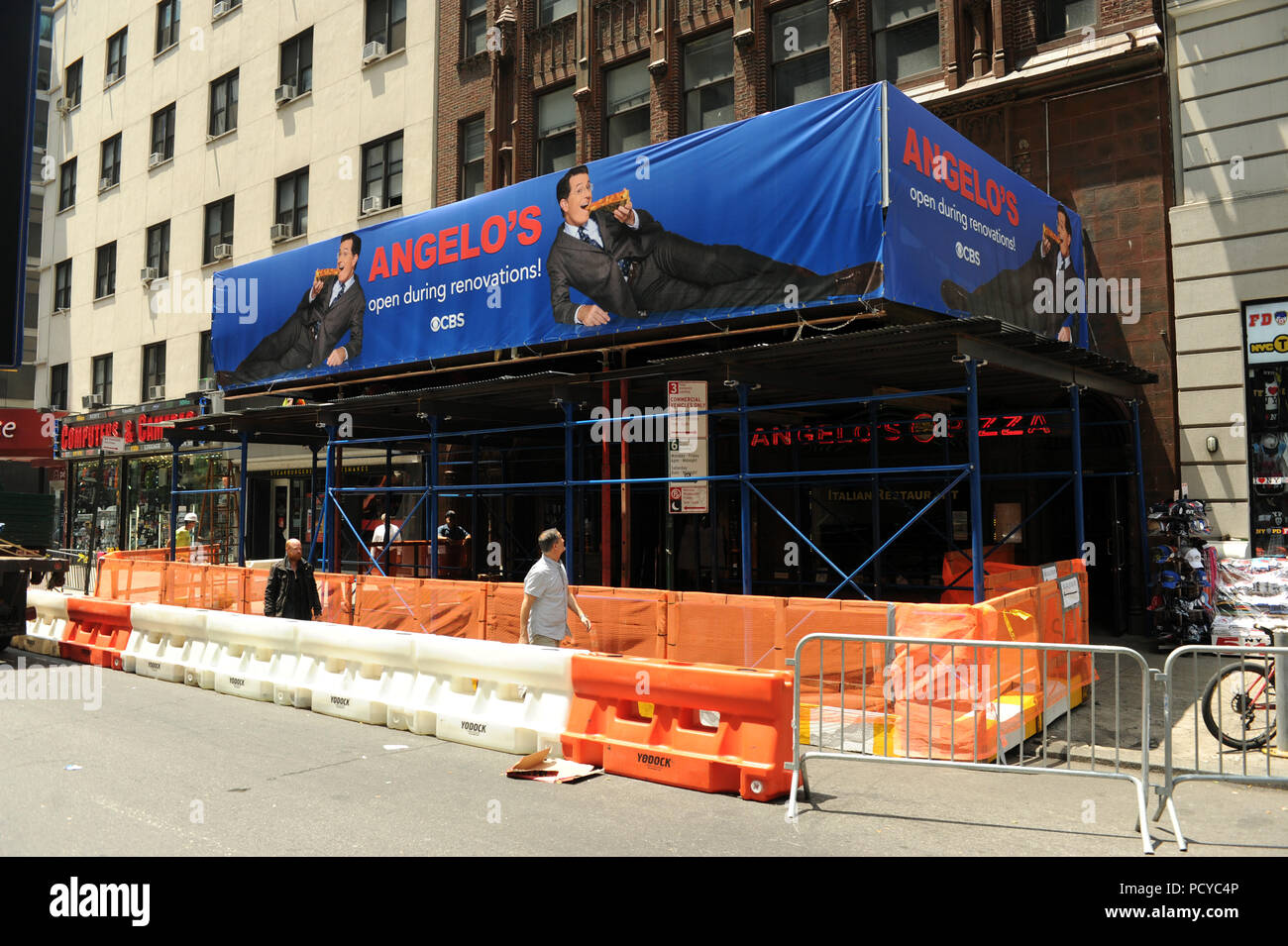 NEW YORK, NY - JULY 07: American While construction continues on the ...