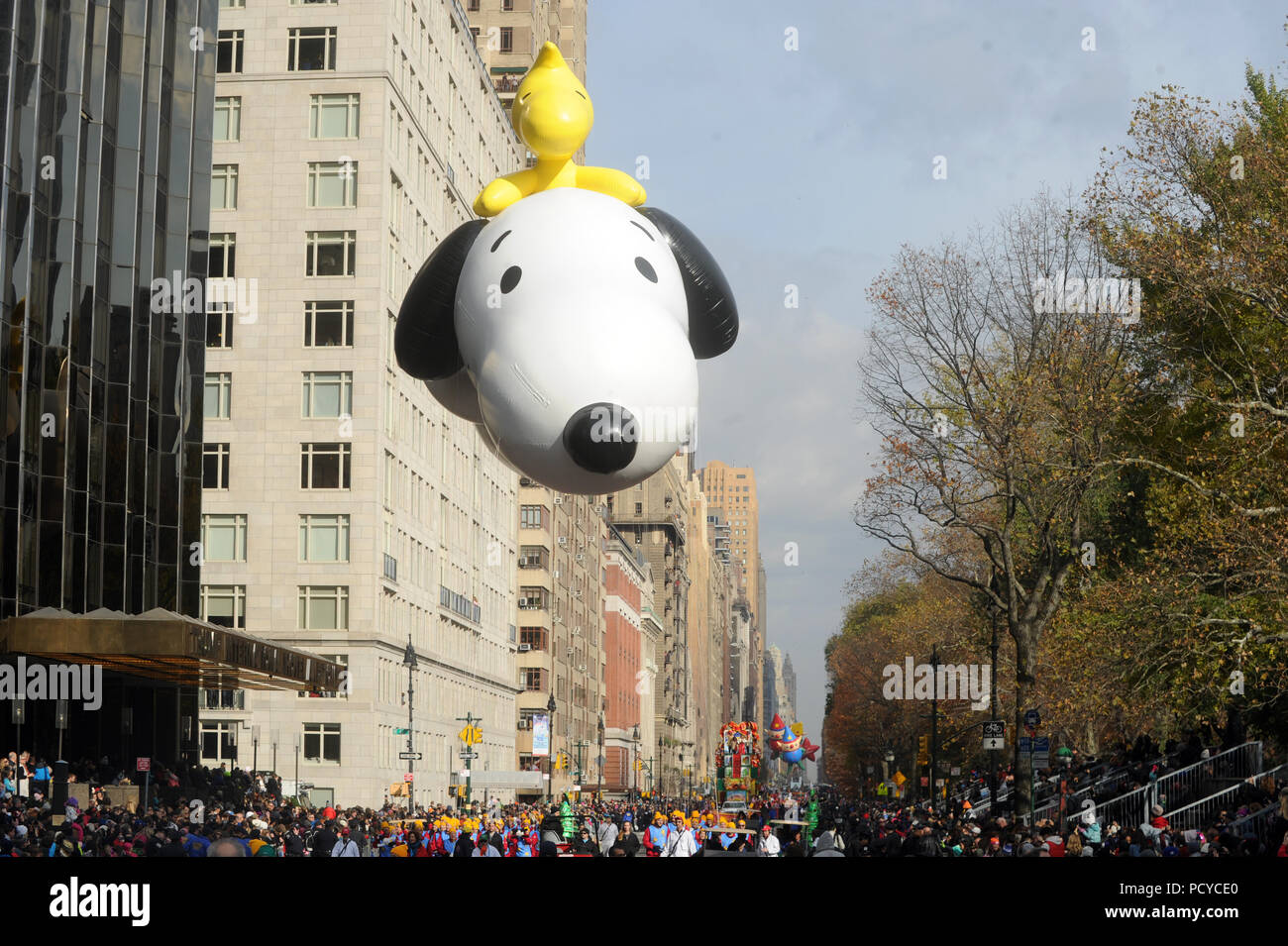 NEW YORK, NY - NOVEMBER 26: Snoopy Float attends the 89th Annual Macy's ...