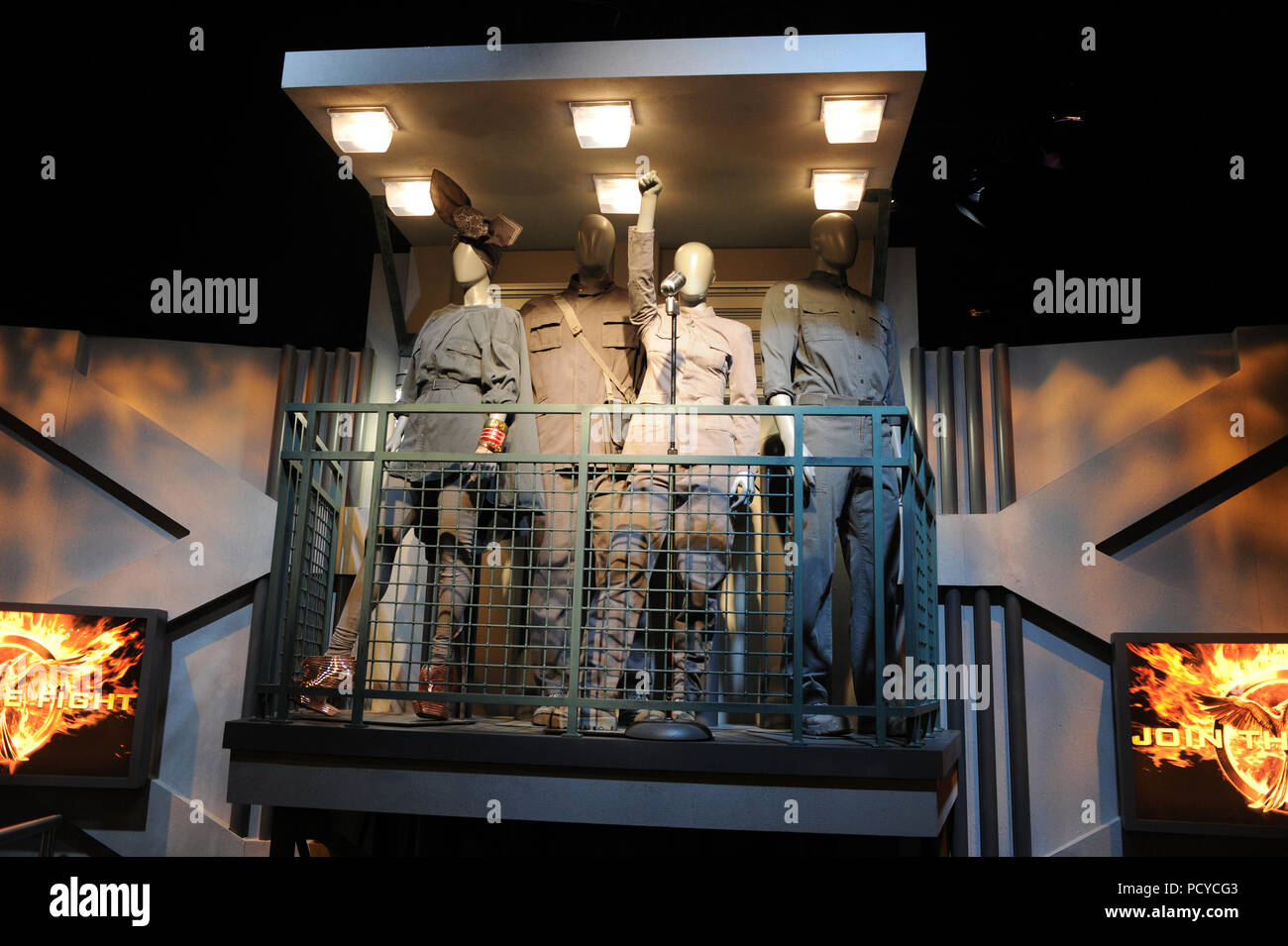 NEW YORK, NY - JULY 01: The Hunger Games' exhibition opens in New York ...