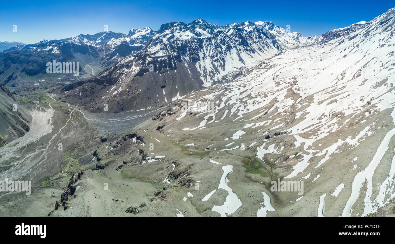 Aerial view andes mountains hi-res stock photography and images - Alamy