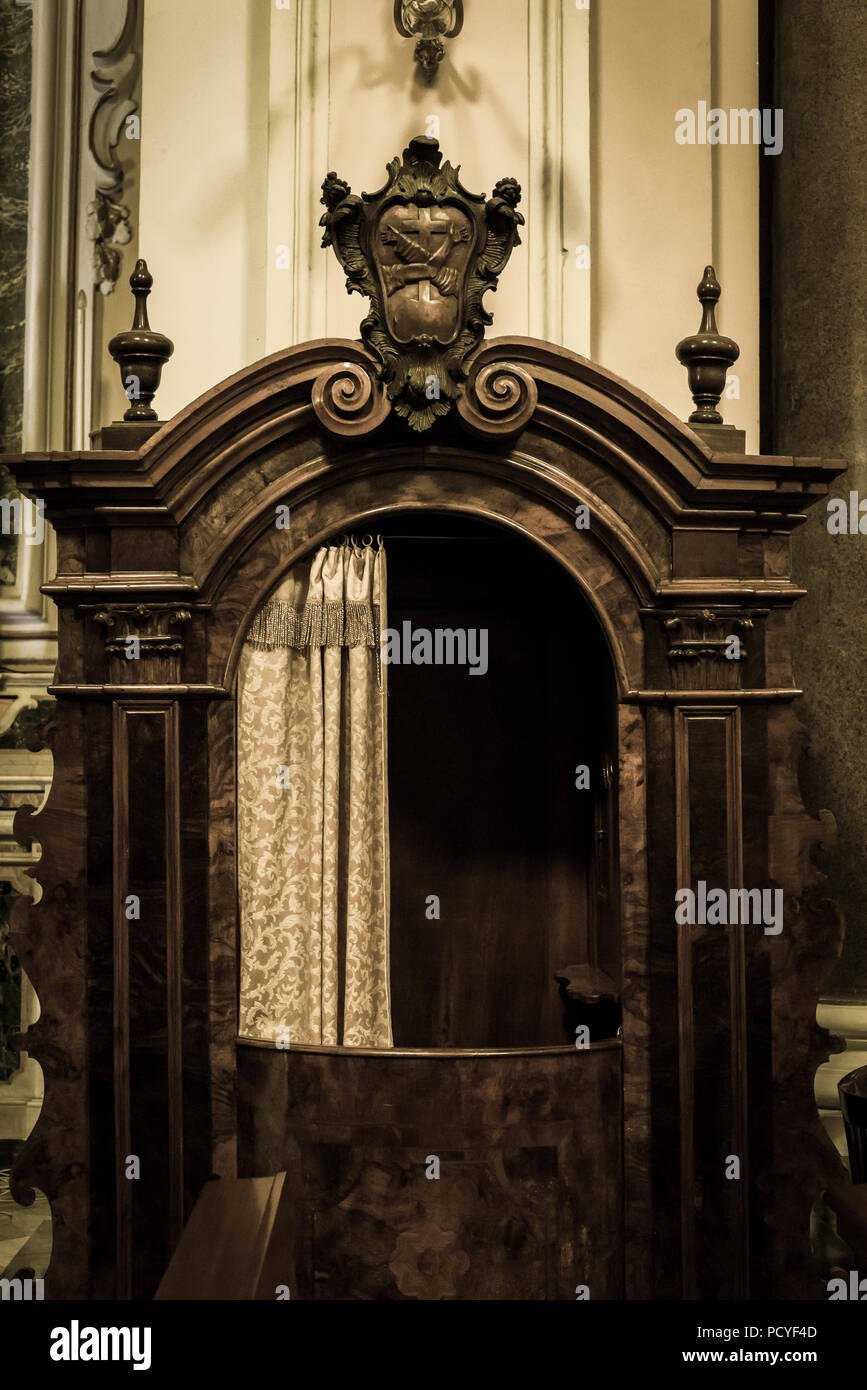 Confessional space hi-res stock photography and images - Alamy