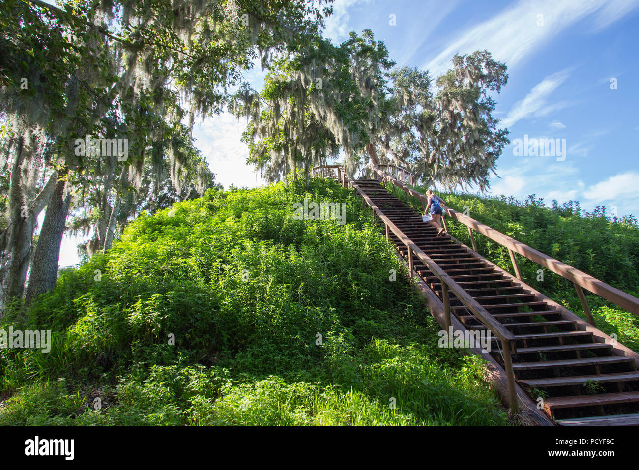 Native American Temple Mound High Resolution Stock Photography and ...
