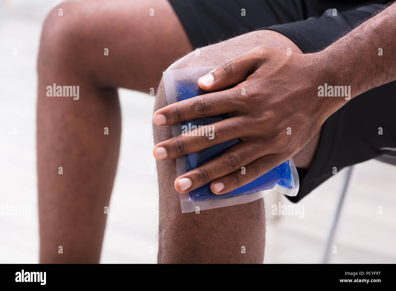Man ice pack hi-res stock photography and images - Alamy