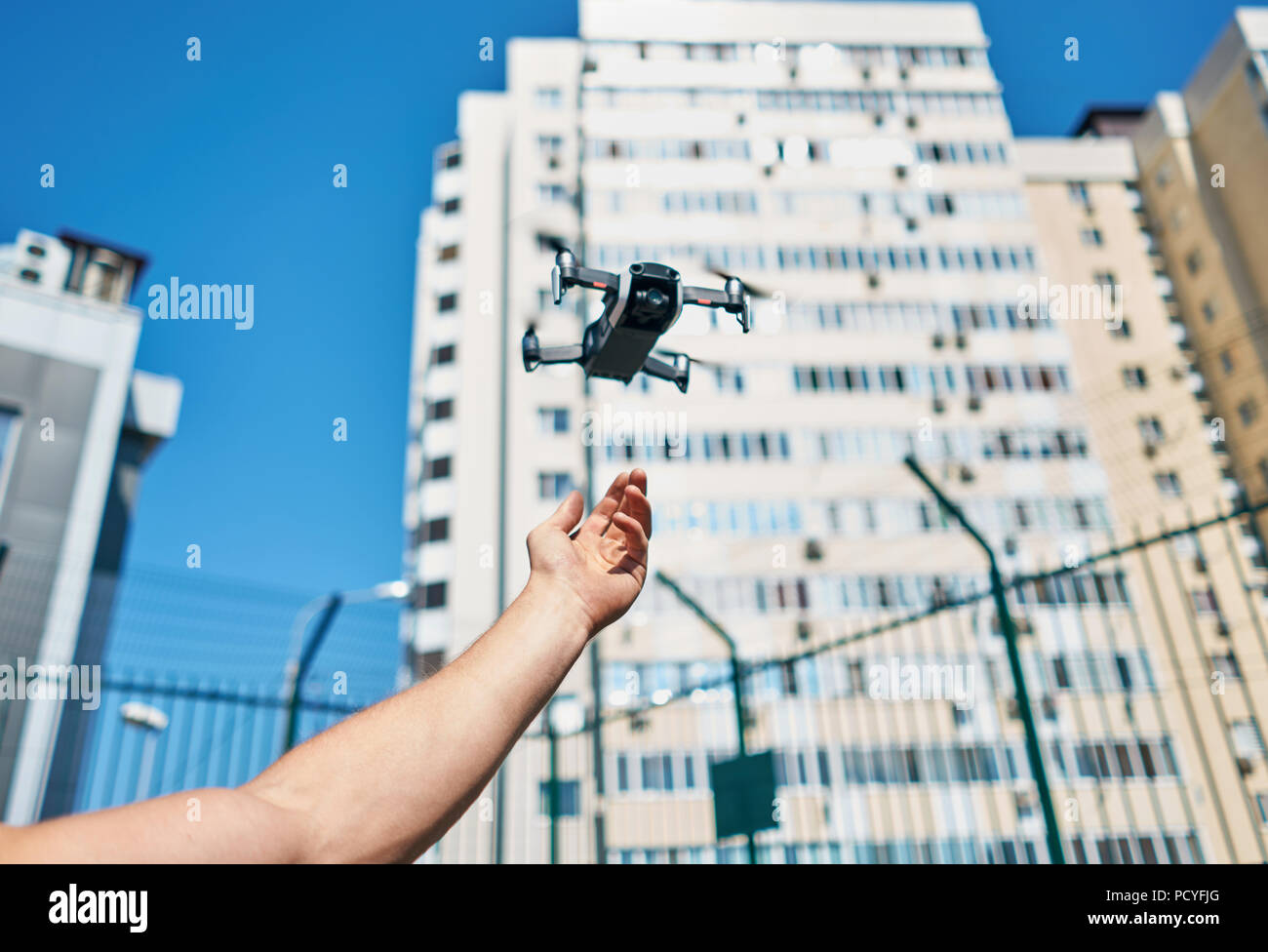 Man launches hi-res stock photography and images - Alamy