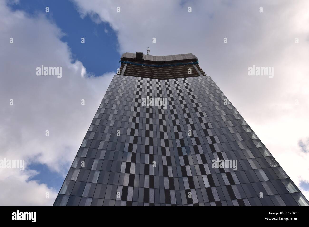 Modern buildings in Manchester England May 2018 Stock Photo - Alamy