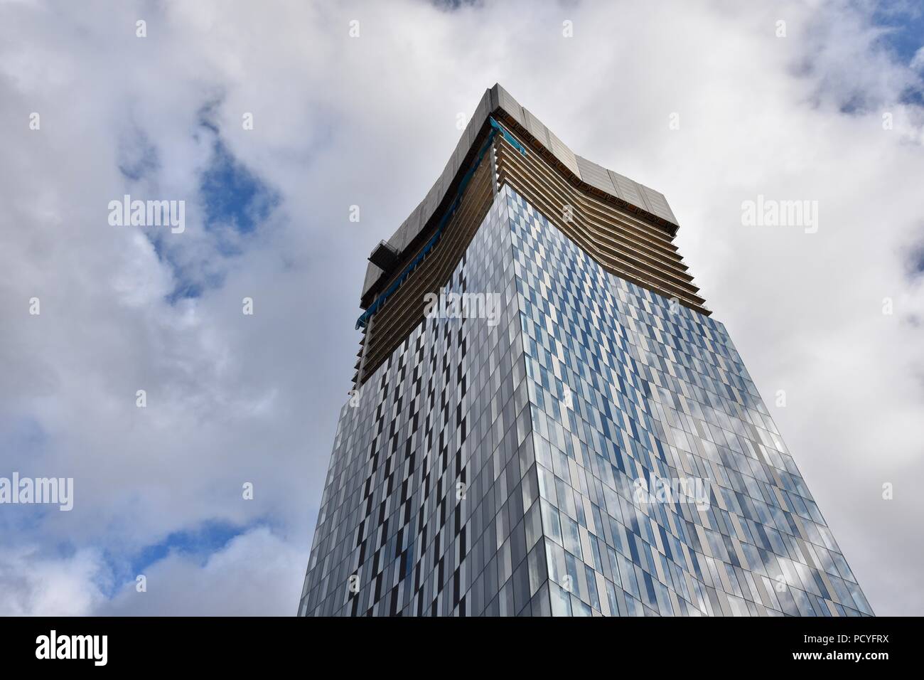 Modern buildings in Manchester England May 2018 Stock Photo - Alamy
