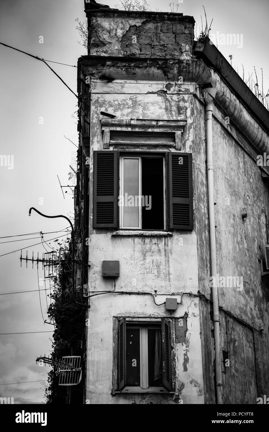 Dilapidated condition Black and White Stock Photos & Images - Alamy