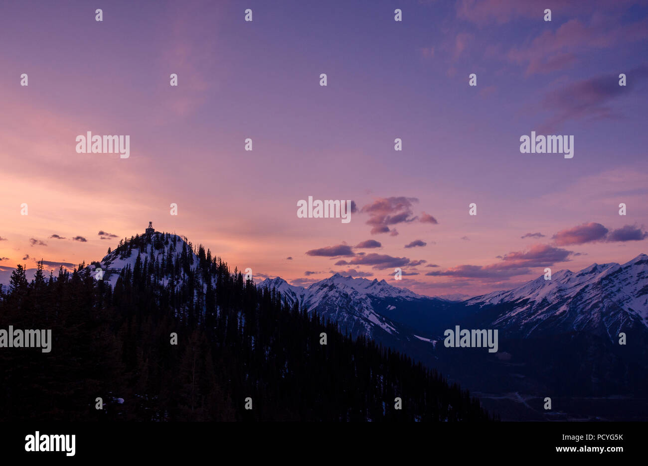 Sulphur mountain cosmic ray station hi-res stock photography and images ...