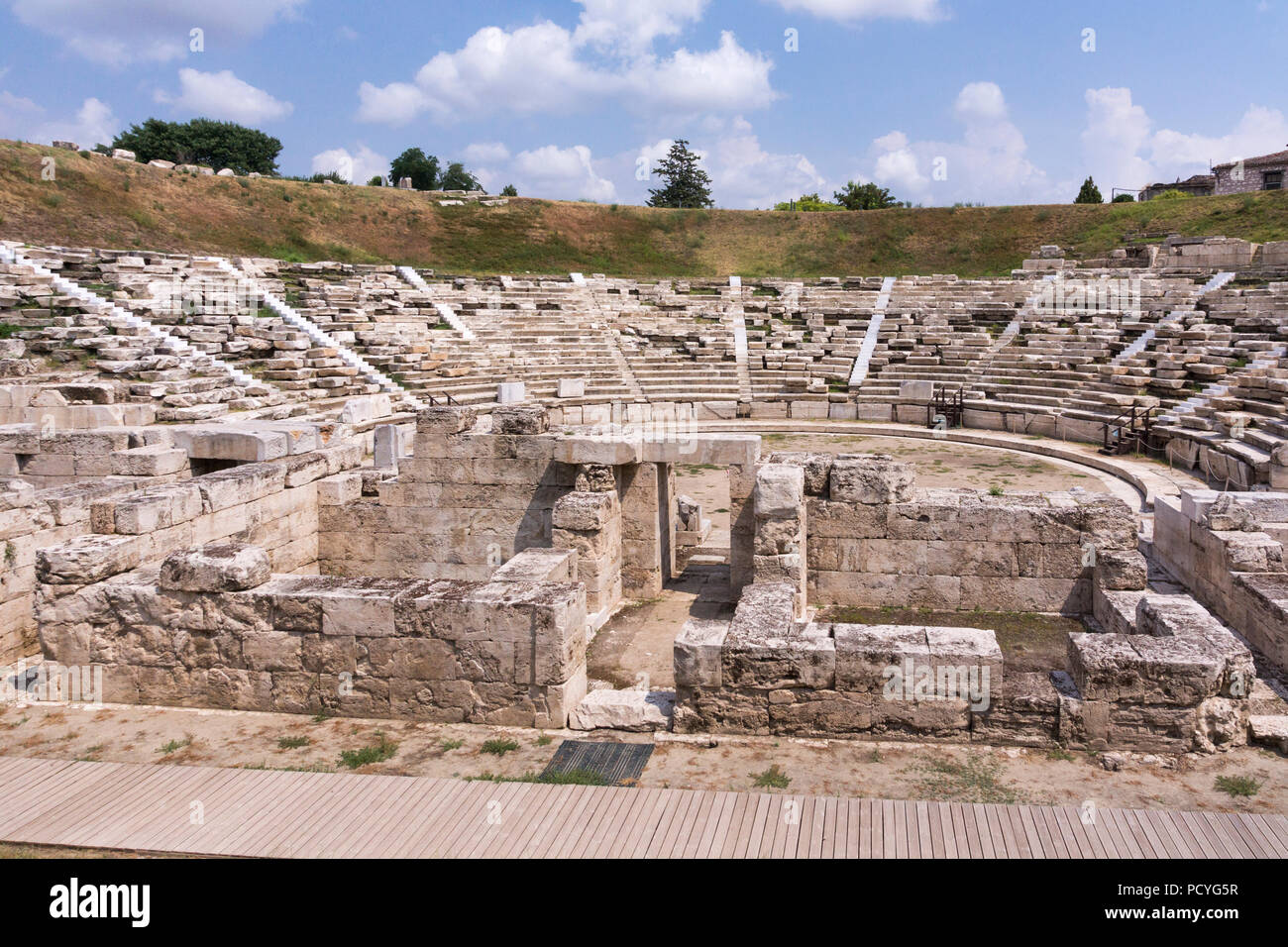 The magnificent First Ancient Theatre of Larissa was constructed in the ...