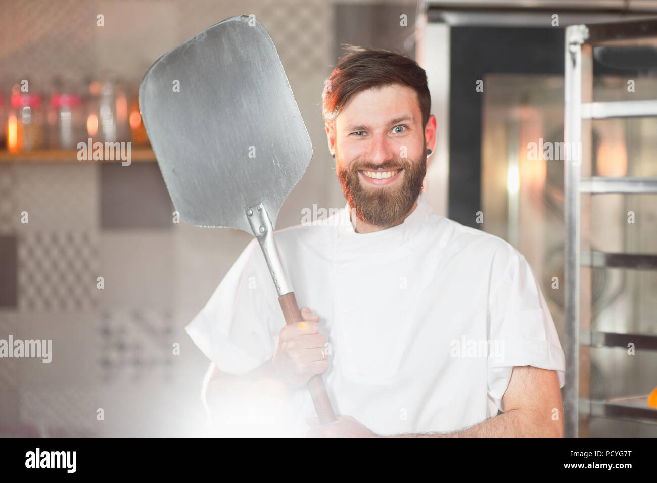Baker uniform oven hi-res stock photography and images - Alamy
