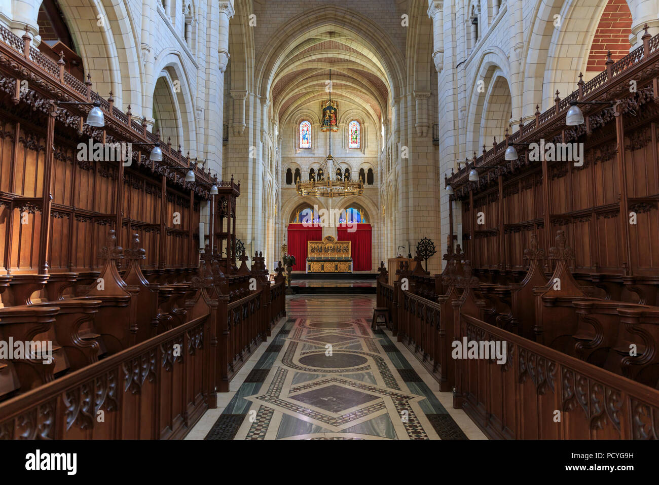 Buckfast Abbey, part of a Benedictine monastery, on the edge of ...