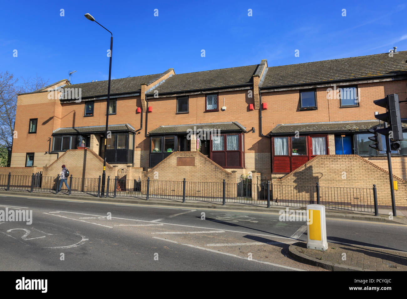 178 Vallance Road (3rd from left) was the childhood home of the ...