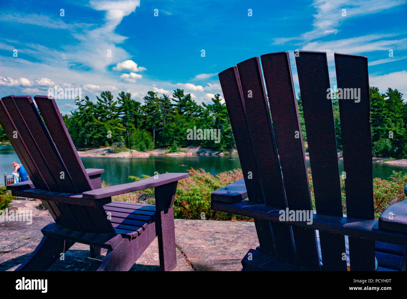 Green muskoka chair hi-res stock photography and images - Alamy