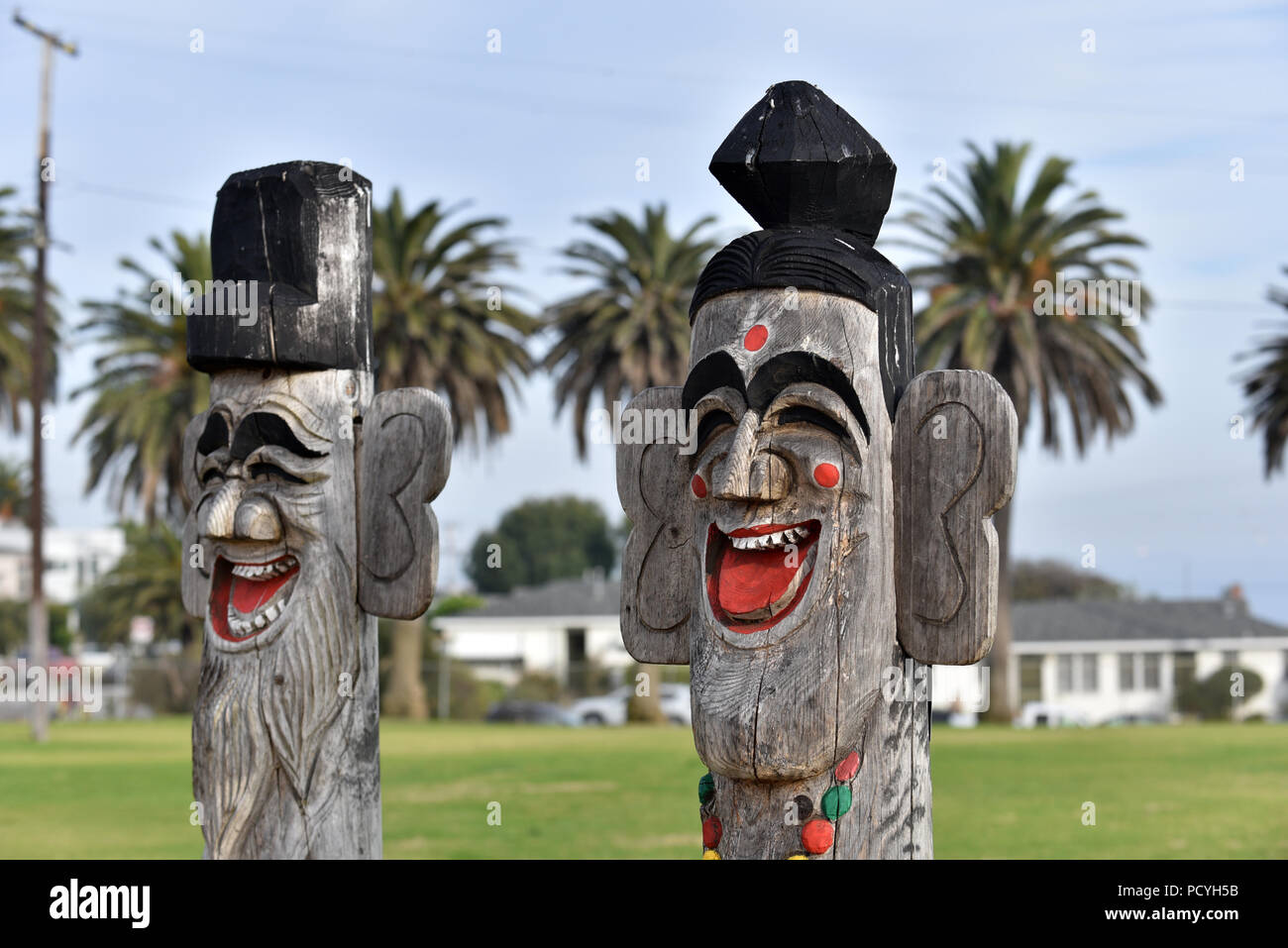 Jangseung totems hi-res stock photography and images - Alamy
