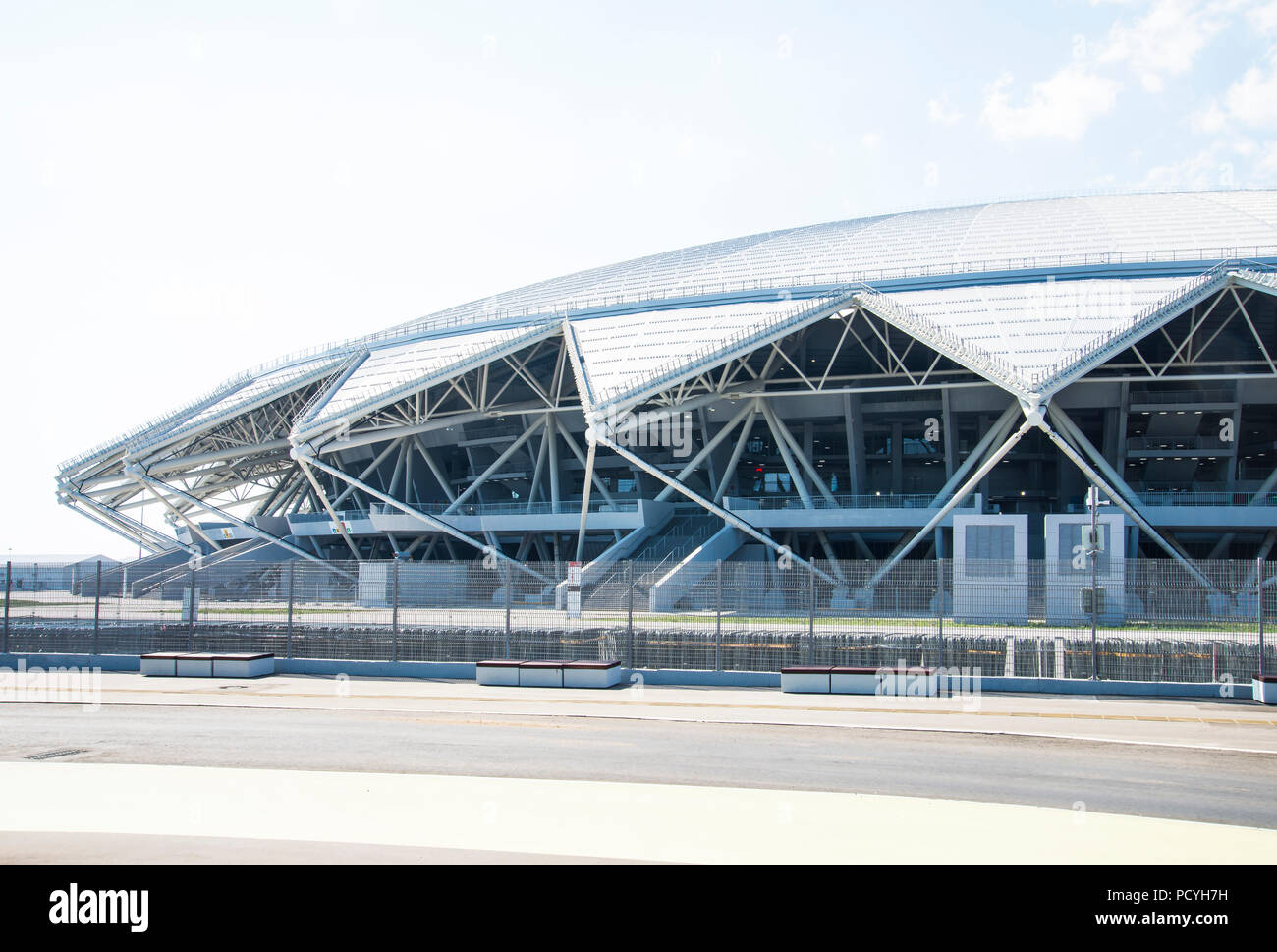 Samara Arena football stadium. Samara - the city hosting the FIFA World ...
