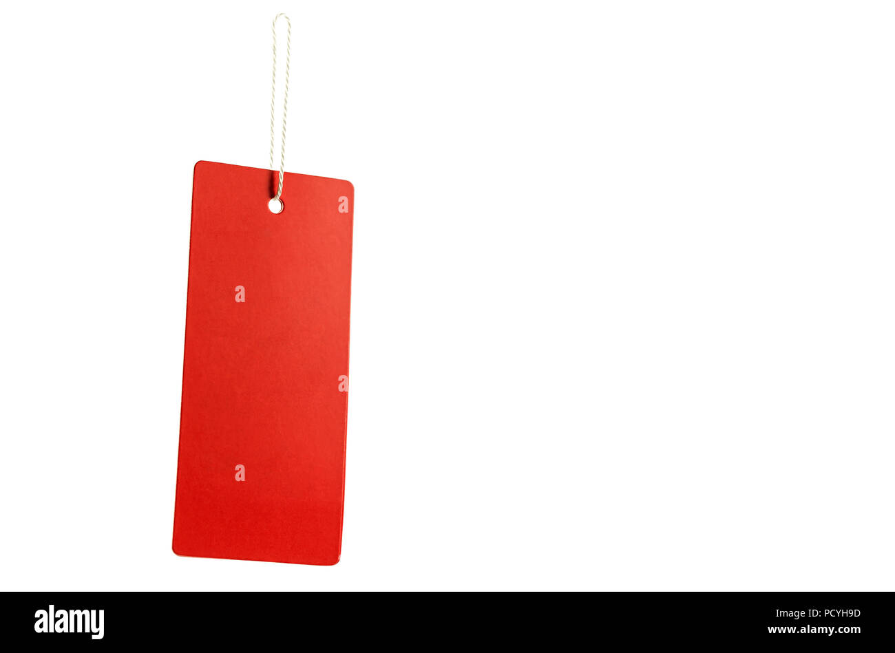 Hang tag string Cut Out Stock Images & Pictures - Alamy