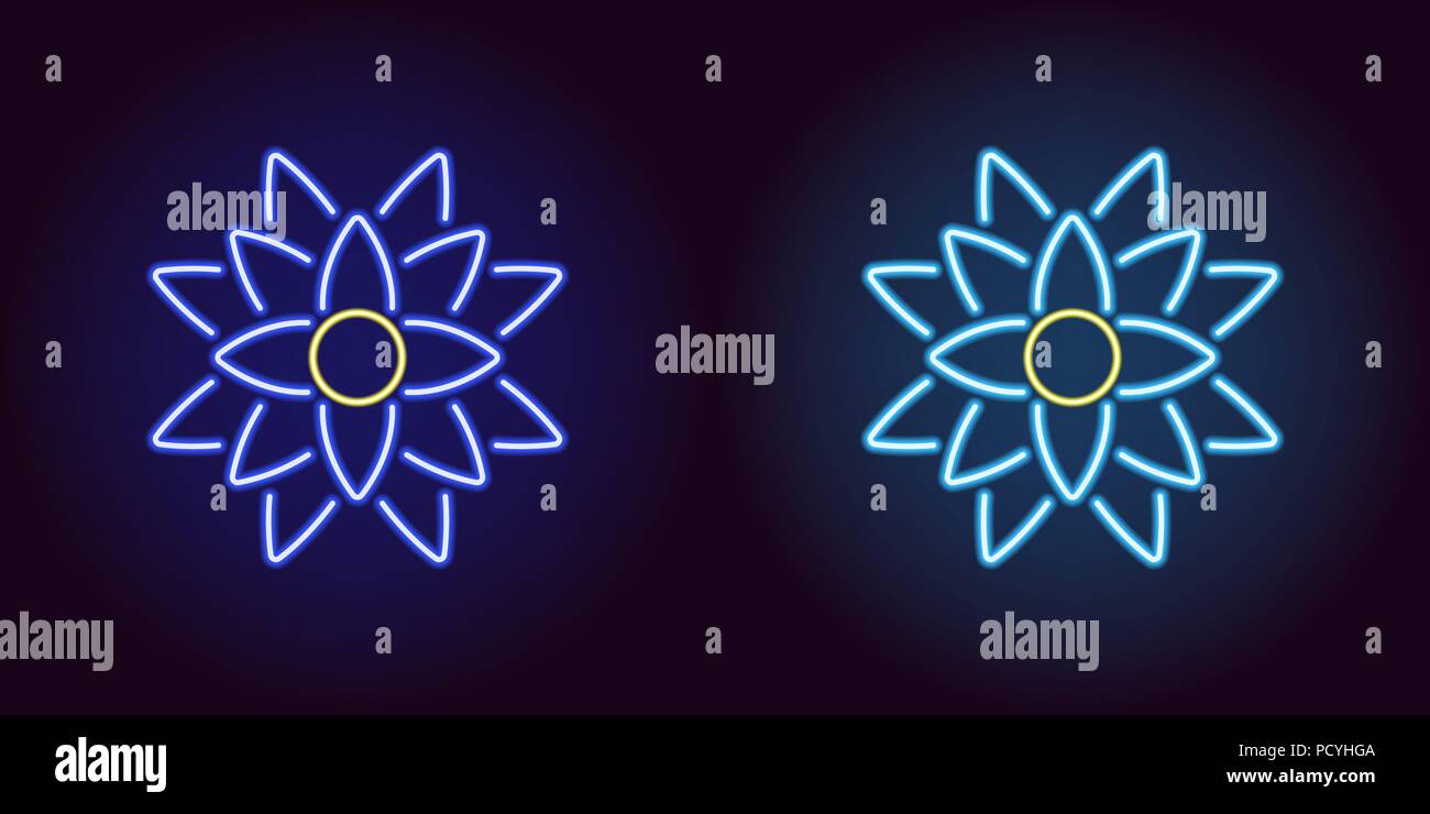 Blue lotos Stock Vector Images - Alamy