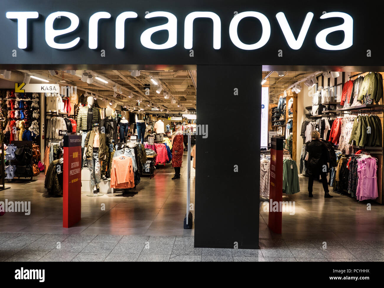 POLAND, KRAKOW - March 19, 2018: Terranova store in Galeria Krakowska Stock Photo - Alamy