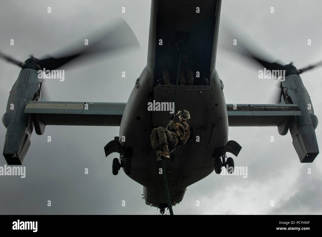A Marine with Battalion Landing Team, 1st Battalion, 2nd Marines, 22nd ...