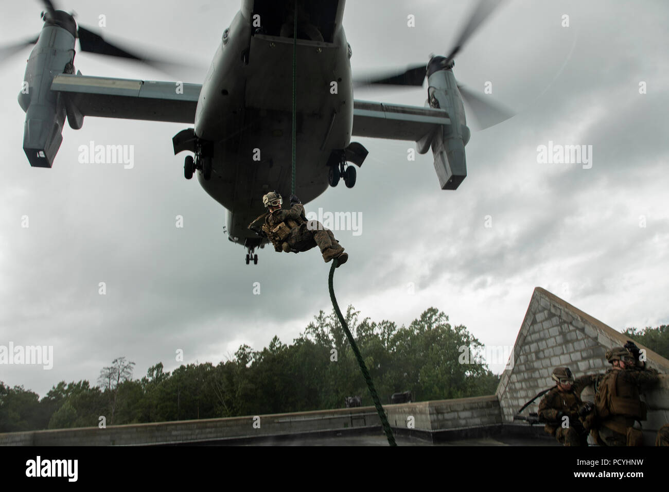 A Marine with Battalion Landing Team, 1st Battalion, 2nd Marines, 22nd ...