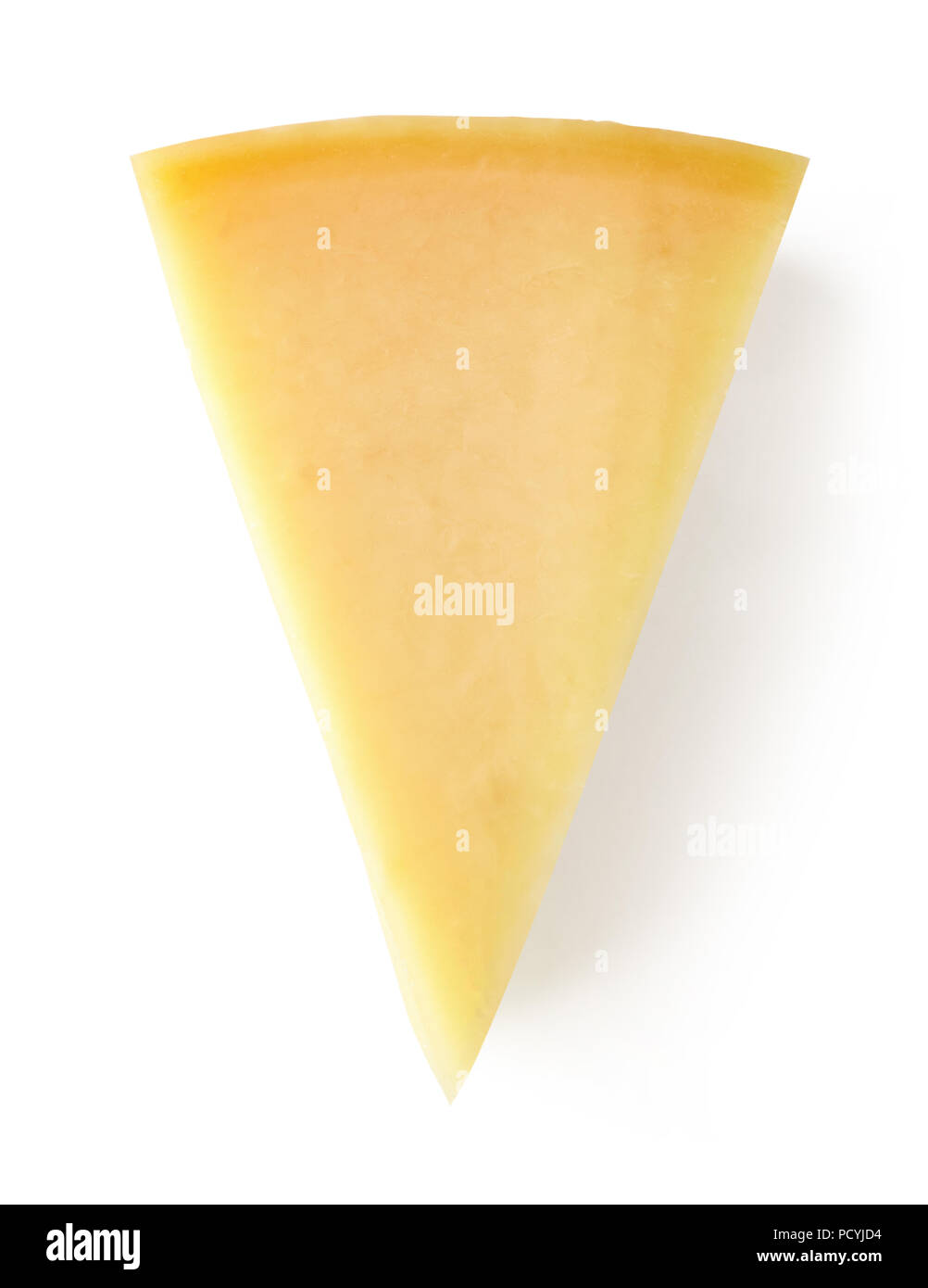 Parmesan cheese isolated on white background, top view Stock Photo - Alamy