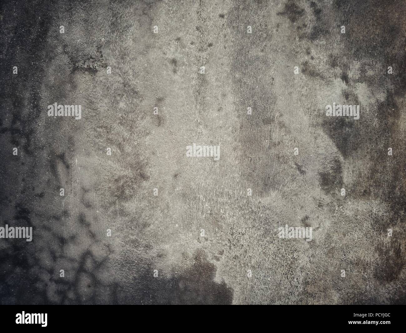 old mold stain concrete wall Stock Photo - Alamy