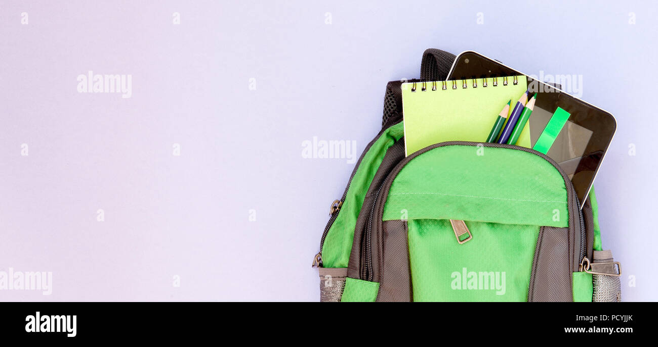Messy school backpack hi-res stock photography and images - Alamy