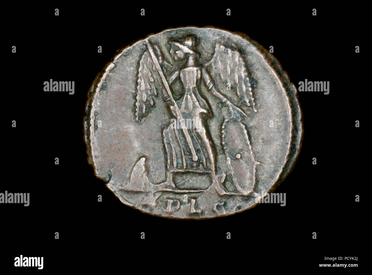 Roman city commemorative coin for the founding of Constantinople Stock ...