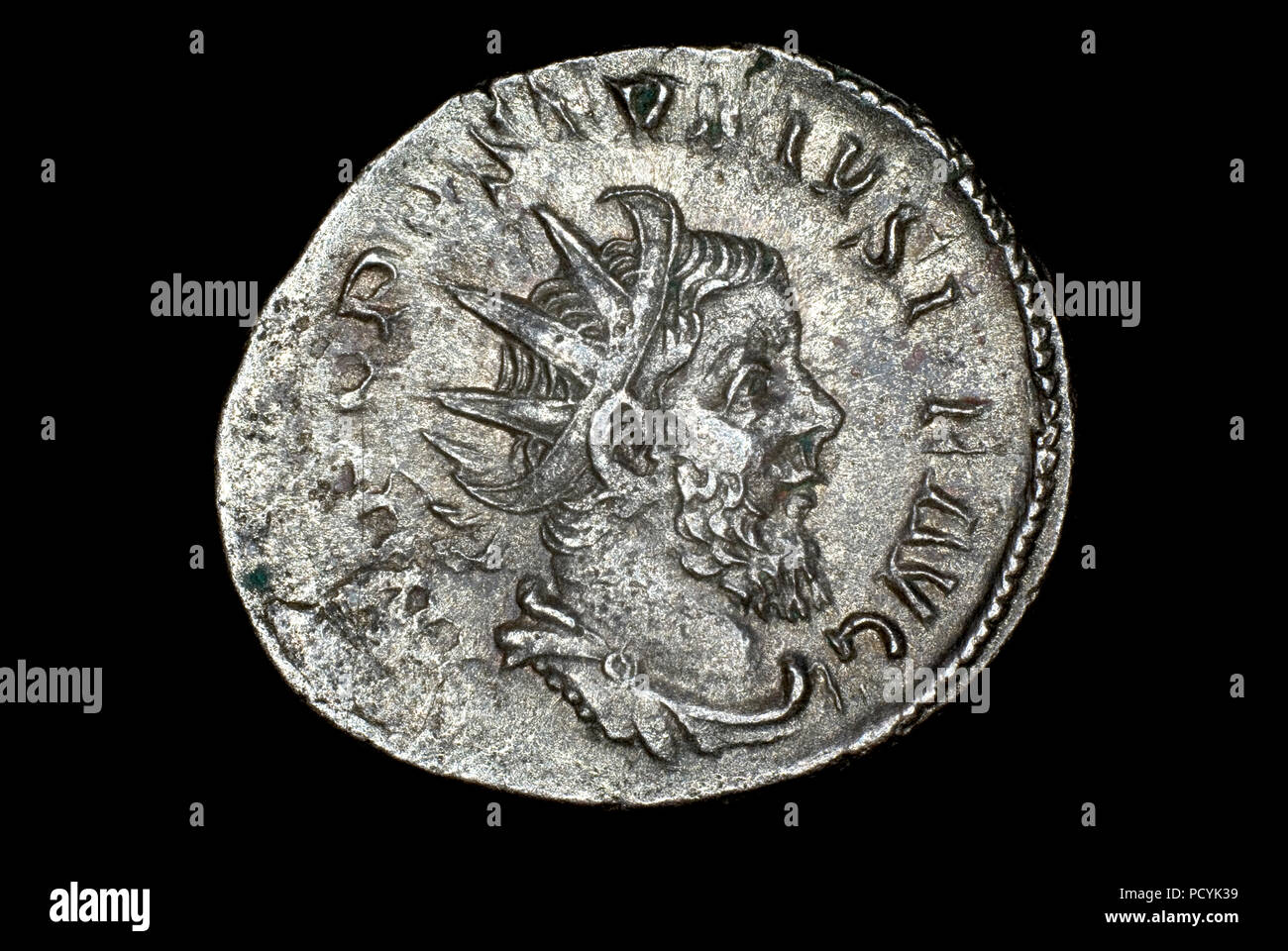 Roman Coin of the Emperor Postumus Stock Photo - Alamy