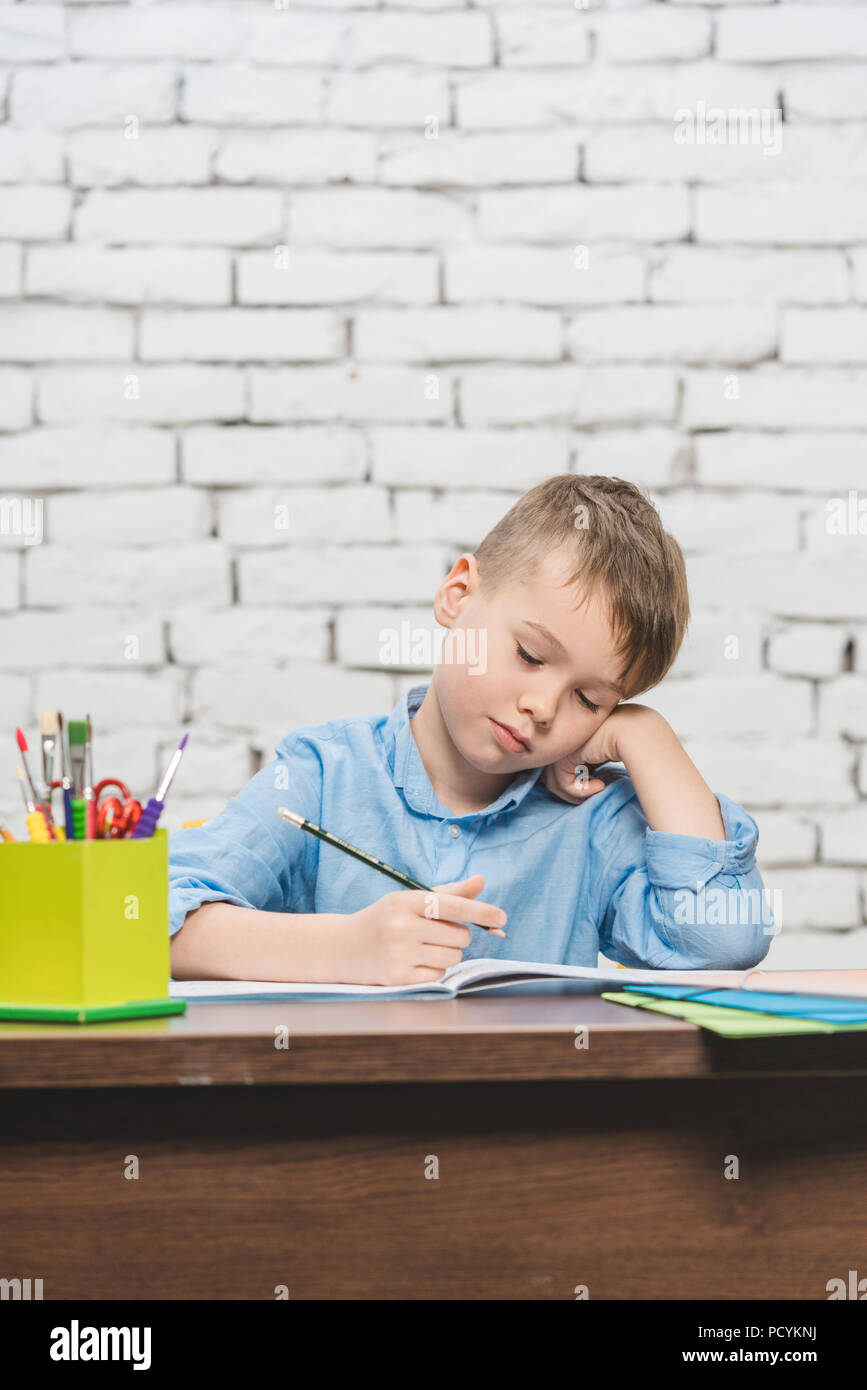 Child boy school hi-res stock photography and images - Alamy