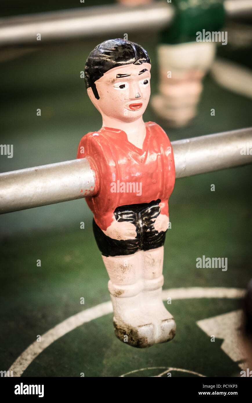 Table football figure Stock Photo - Alamy