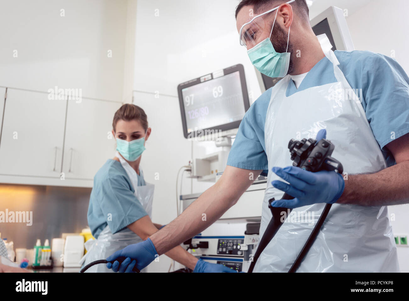 Endoscopy tube hi-res stock photography and images - Alamy