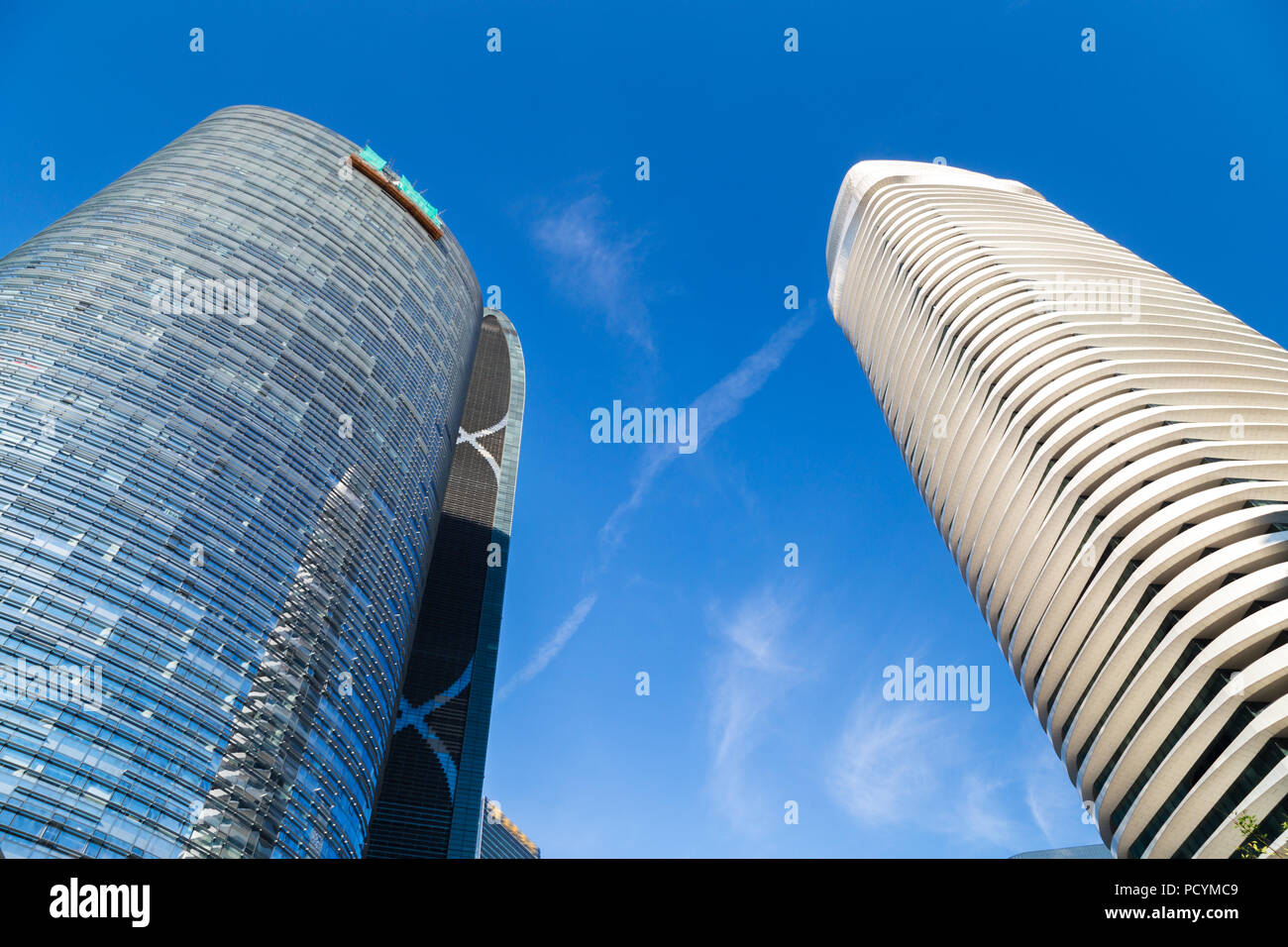 Architecture of Guangzhou Commercial Circle in Guangdong Province Stock ...