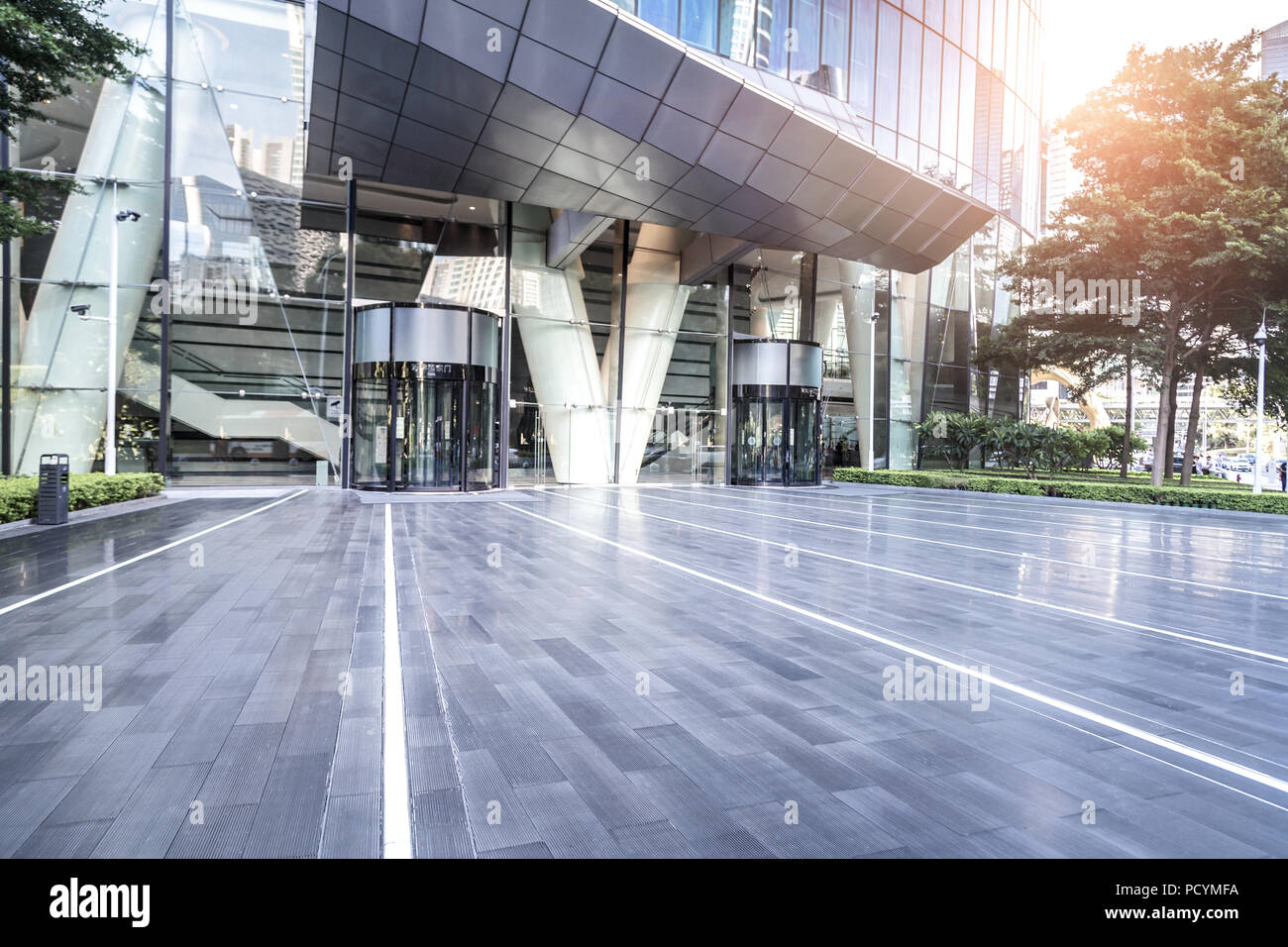 Square of Commercial Building in Guangzhou, China Stock Photo - Alamy